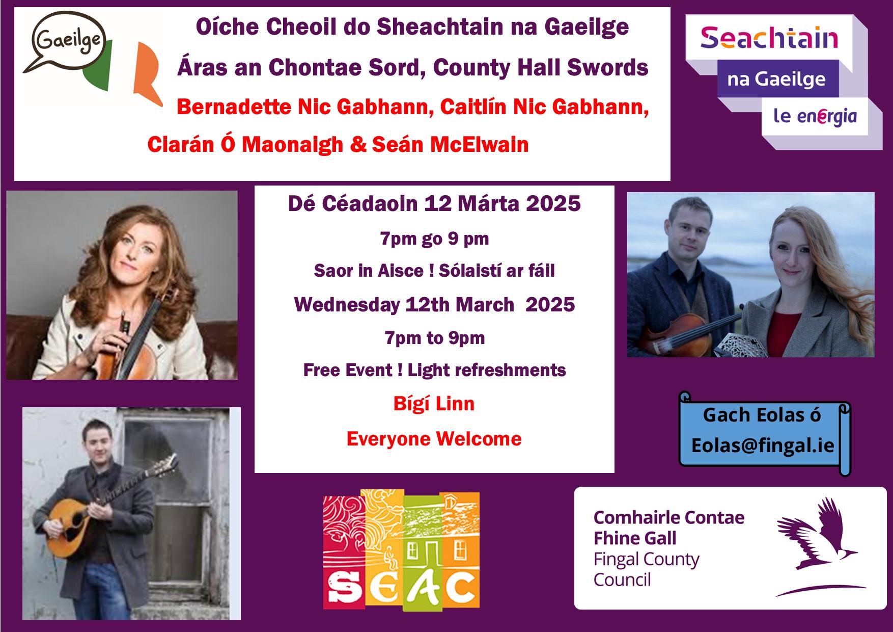 Seachtain na Gaeilge 2025 in Fingal - Fingal Public Participation Network